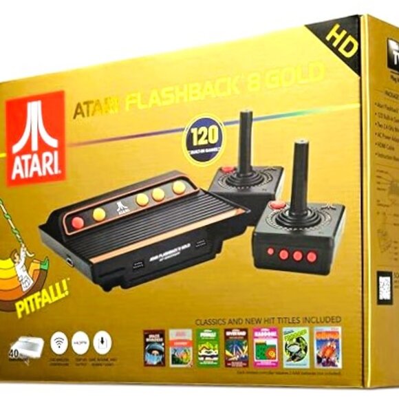ATARI | Video Games & Consoles | Atari Flashback 8 Gold Delux 2 Classic Builtin Hd Games 40th ...